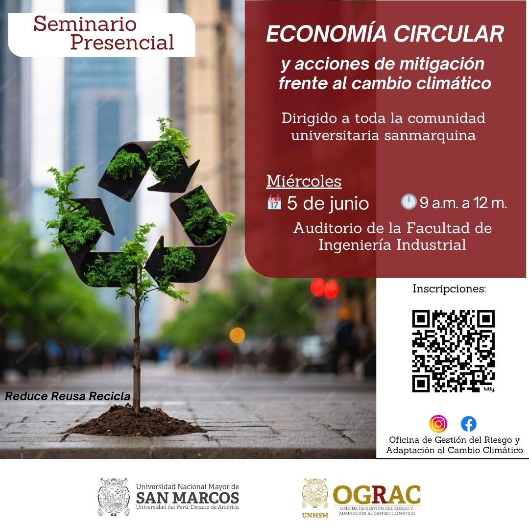 Seminario Presencial: "Economía Circular y acciones de mitigación frente al cambio climático"